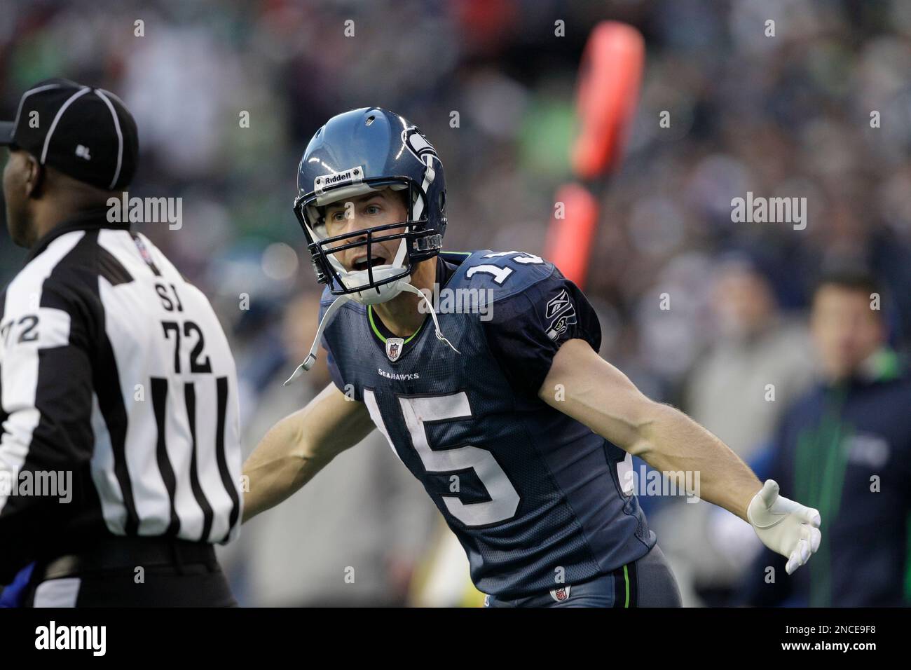 Seattle Seahawks' Brandon Stokley in action against the New Orleans ...