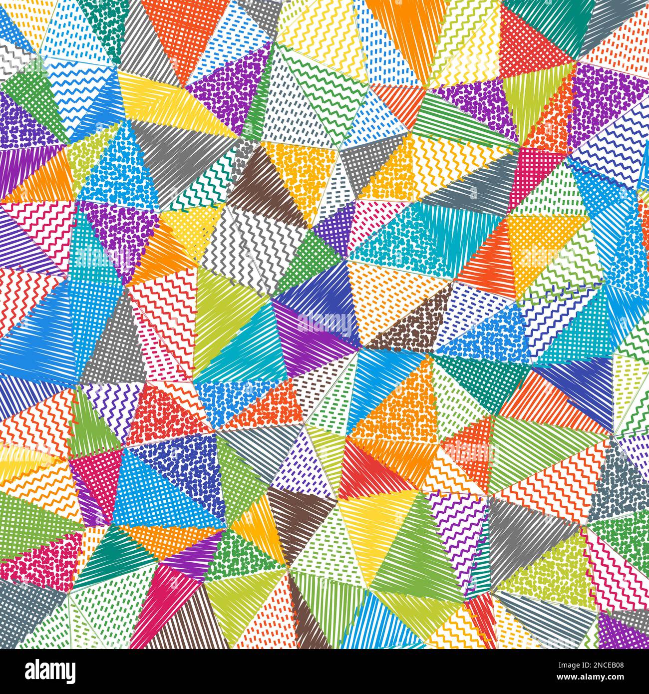 Low poly sketch background. Appealing square pattern. Trendy abstract ...