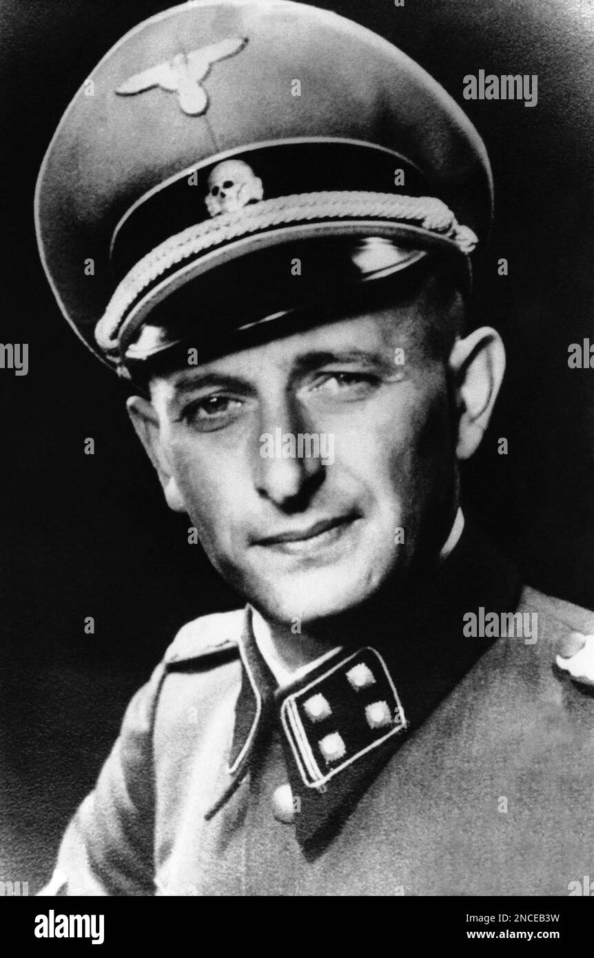 FILE -In this undated file picture Adolf Eichmann at the height of his ...