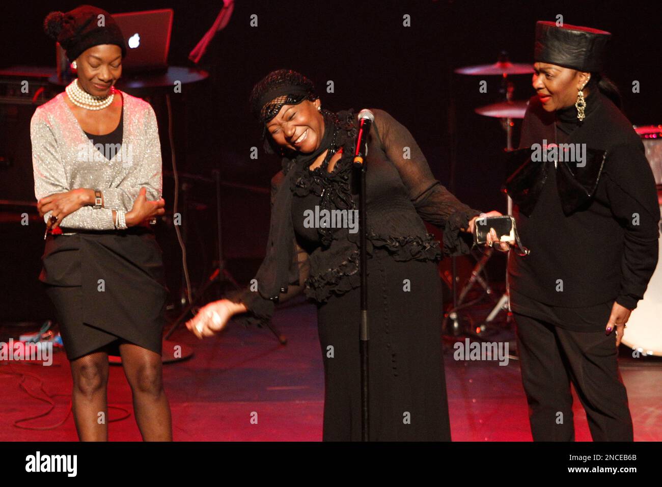 The three Boney M singers, Maizie Williams, Liz Mitchell, and Marcia ...