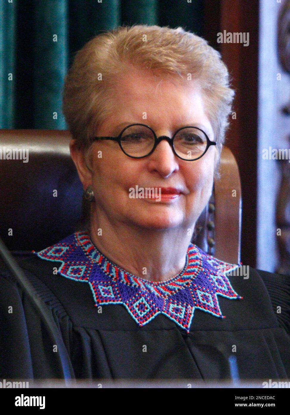 Oklahoma Supreme Court Justice Yvonne Kauger is pictured on the bench ... Oklahoma Supreme Court Justice Yvonne Kauger is pictured on the bench ...
