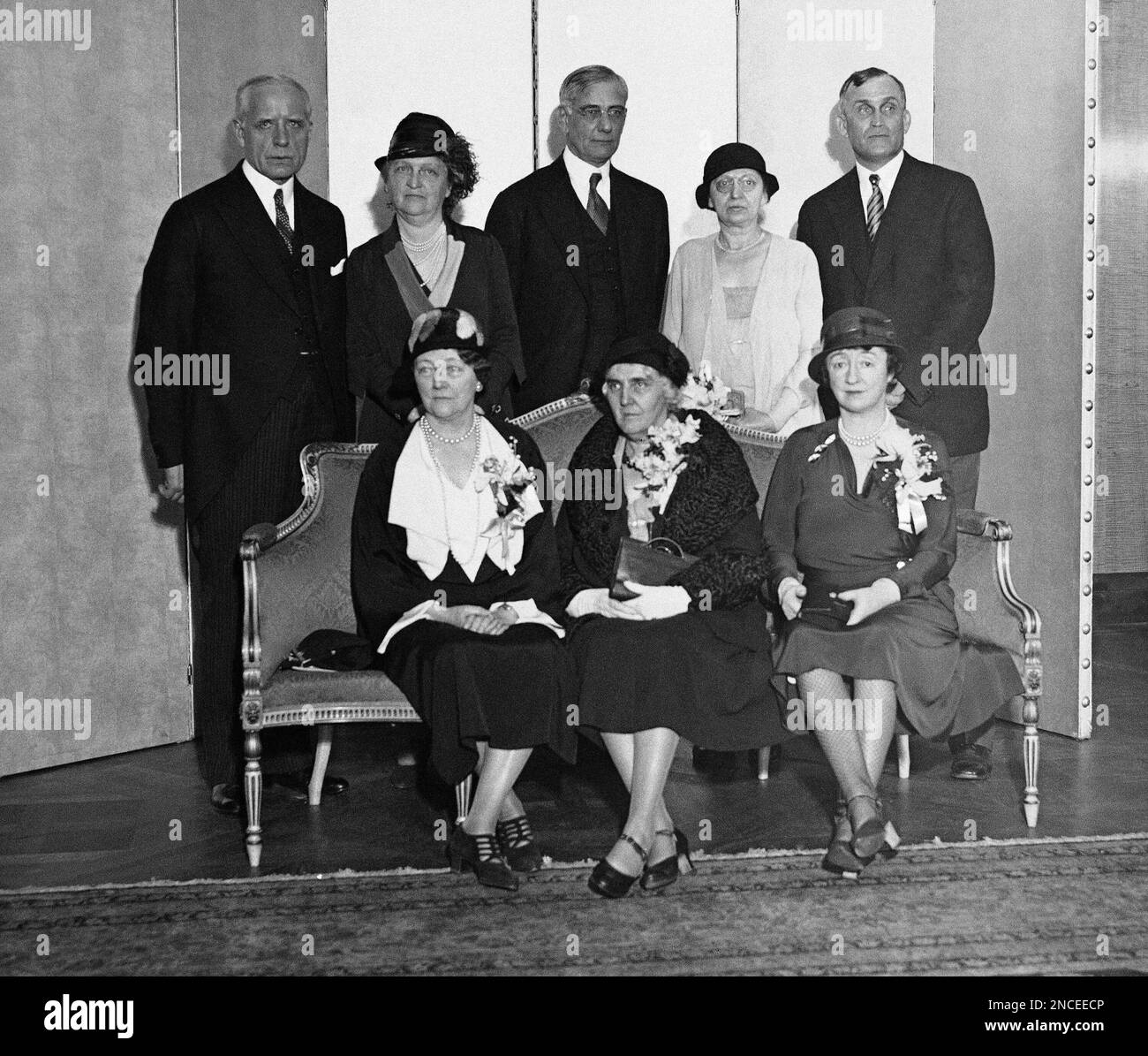Mrs. Herbert Hoover, wife of President Herbert Hoover, was in New York ...