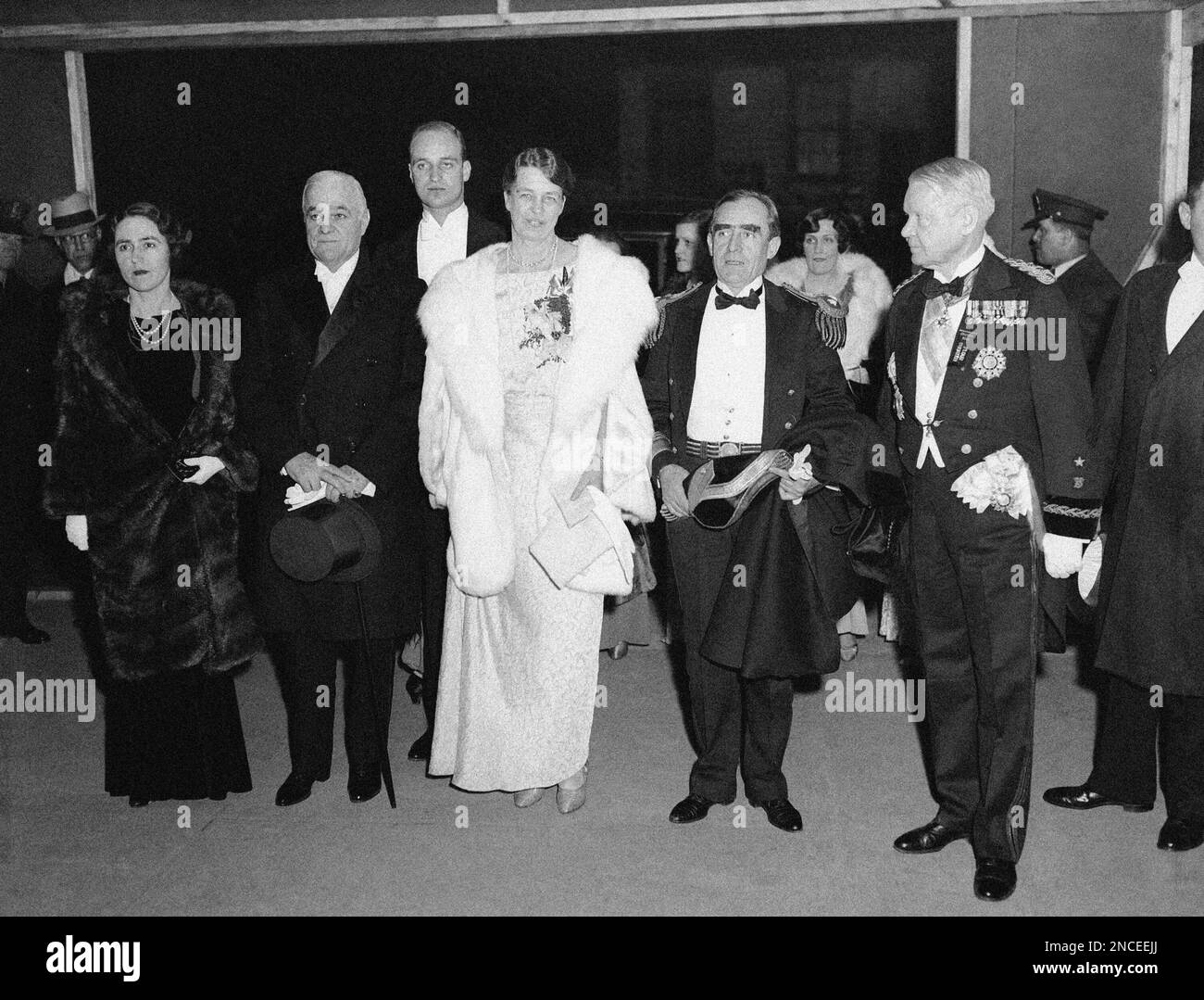 Guests of honor at the colorful inauguration ball, the first held in ...