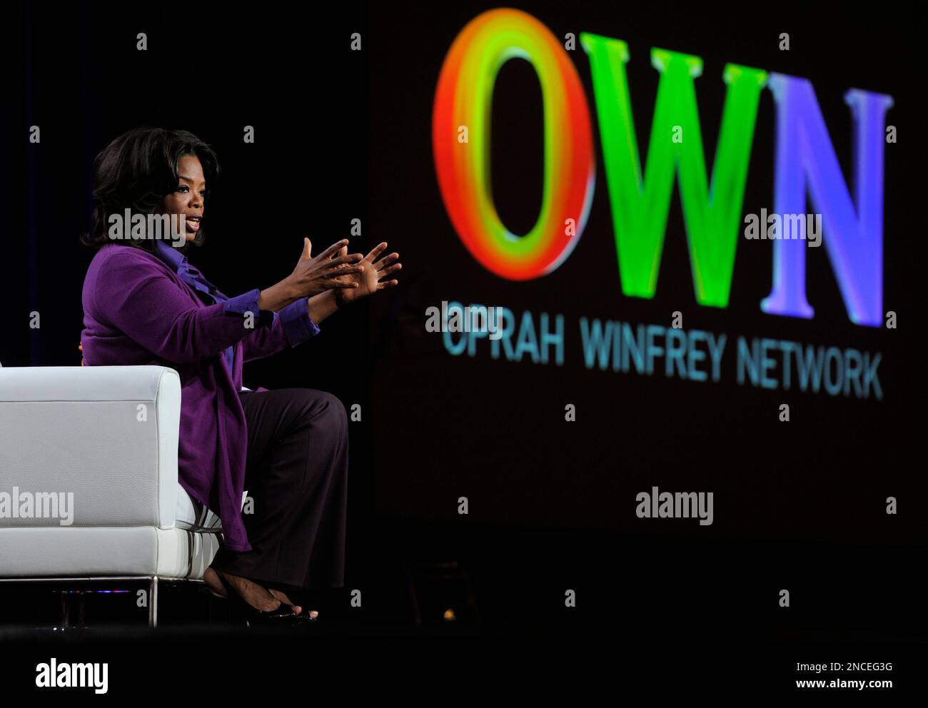 Own Network Logo Purple