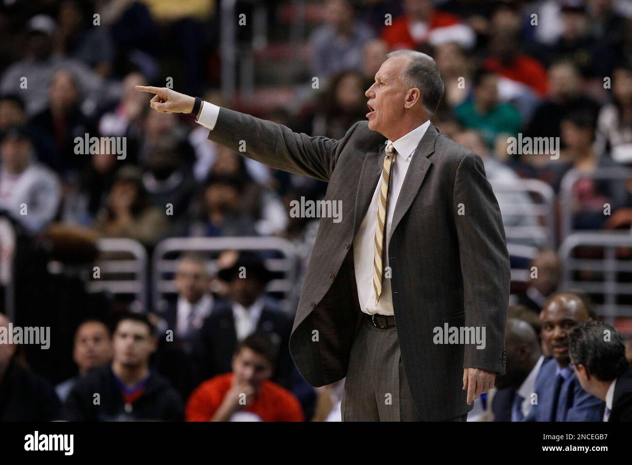 Philadelphia 76ers head coach Doug Collins during an NBA basketball ...