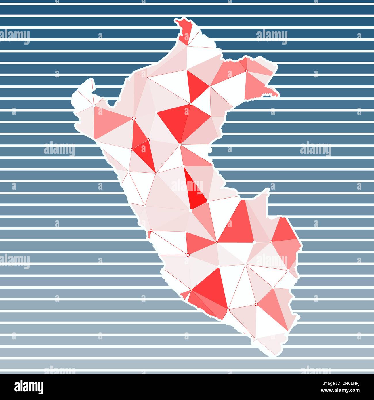 Peru vector illustration. Peru design on gradient stripes background ...