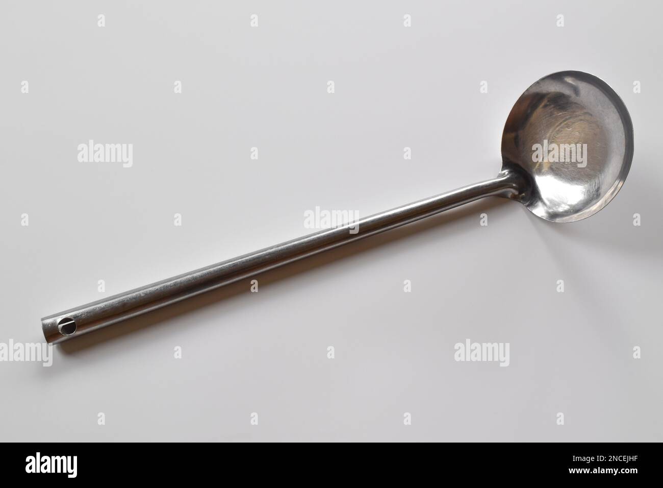 Kitchen soup ladle isolated on white background Stock Photo - Alamy
