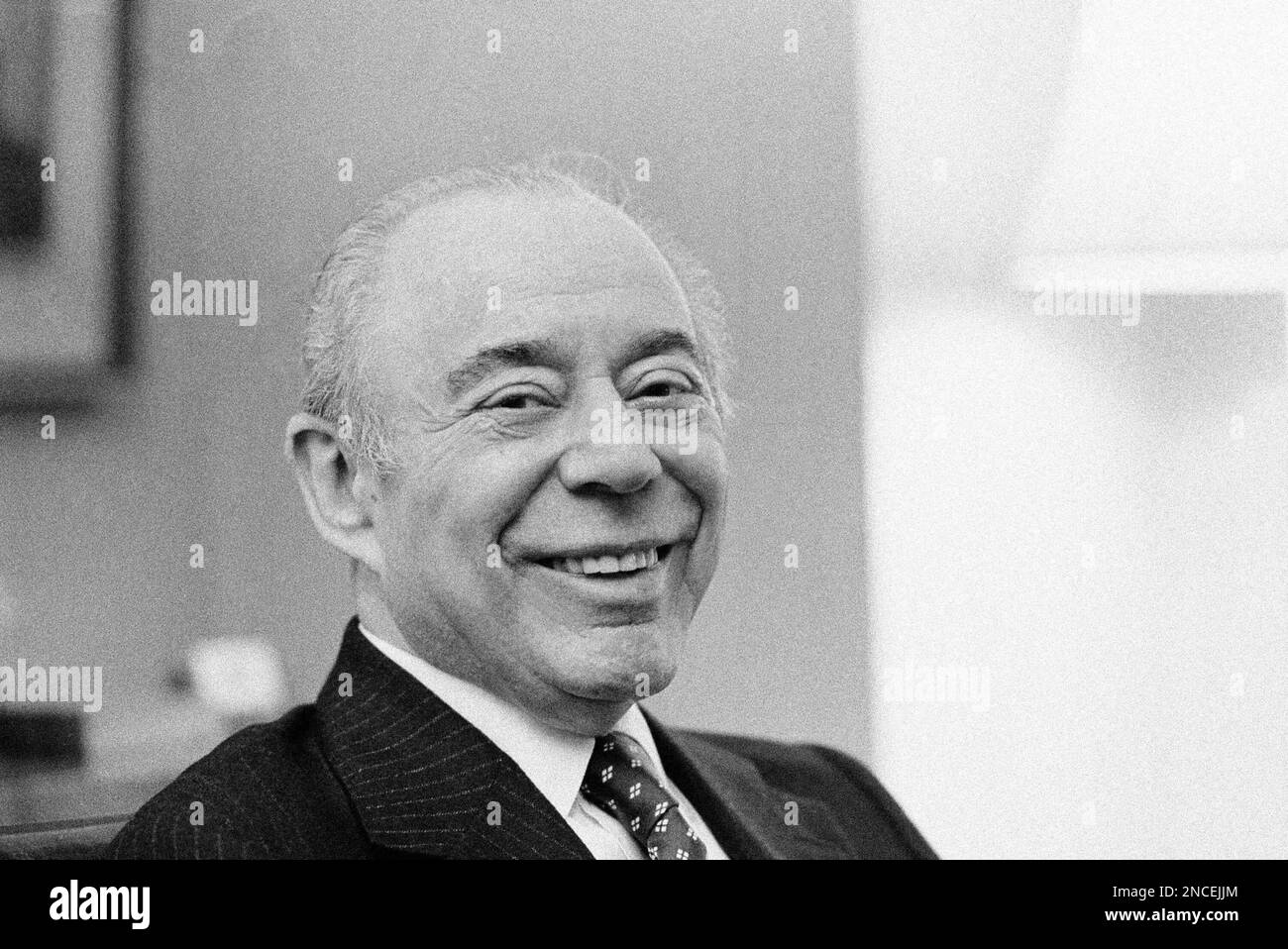 American composer Richard Rodgers, 73, in his Manhattan office, New ...