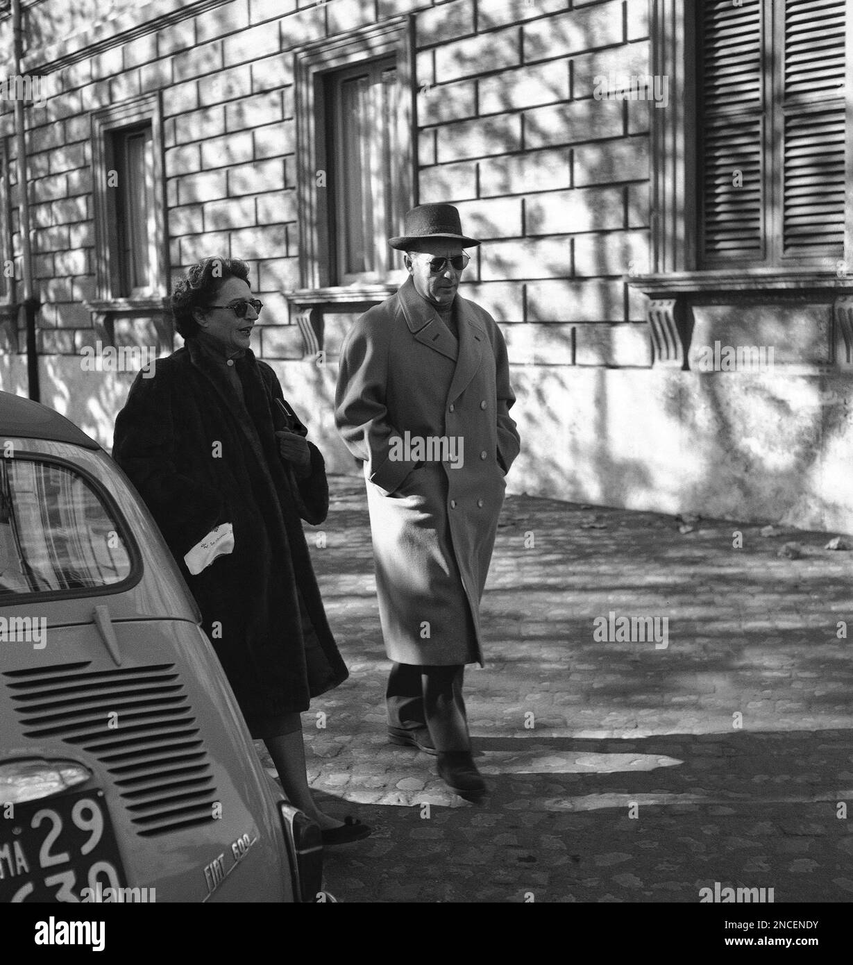 Marcella Rossellini and her brother, Italian film director Roberto ...