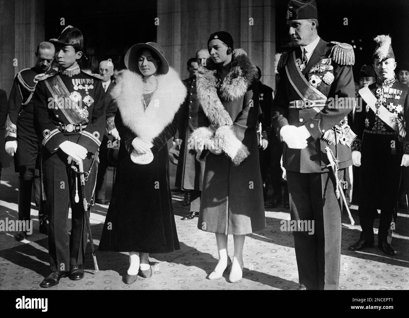 L-R: Nobuhito, Prince Takamatsu of Japan and his wife Princess ...