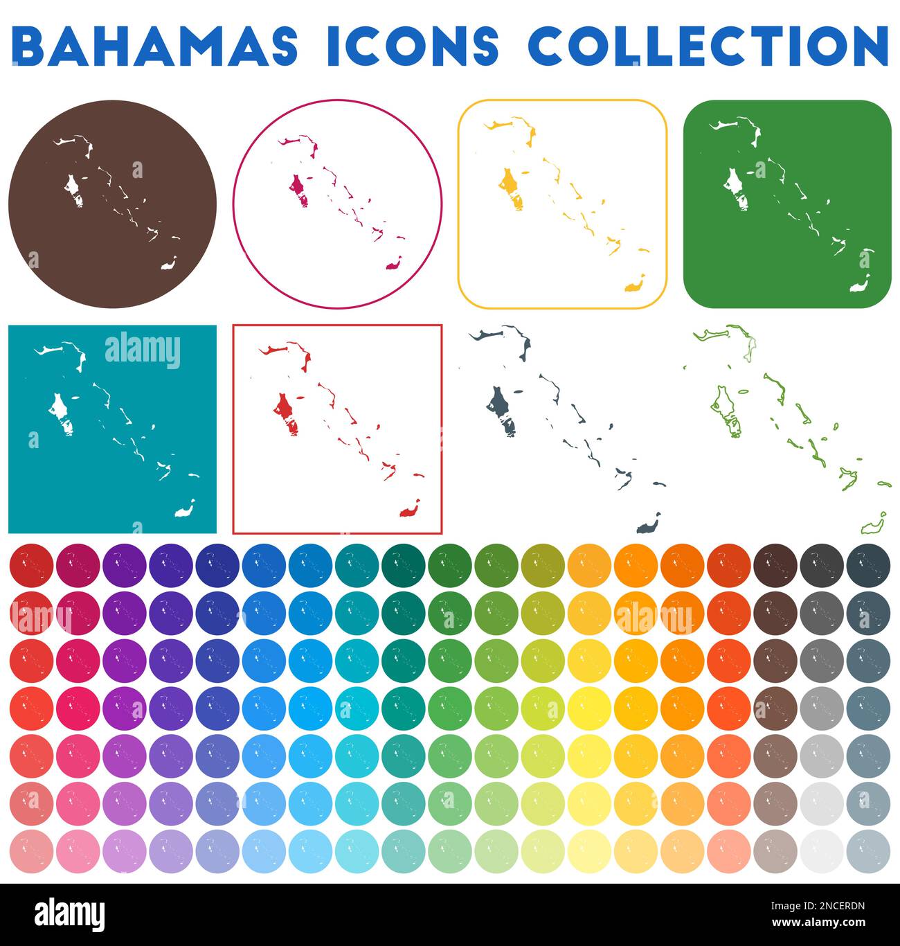 Flag of commonwealth bahamas Stock Vector Images - Alamy