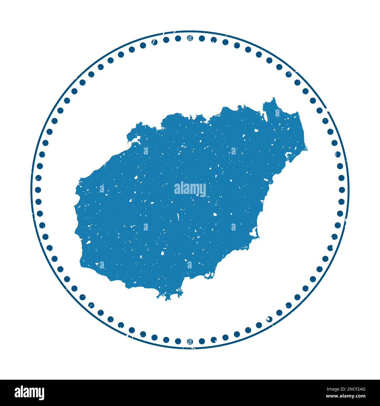 Hainan sticker. Travel rubber stamp with map of island, vector ...