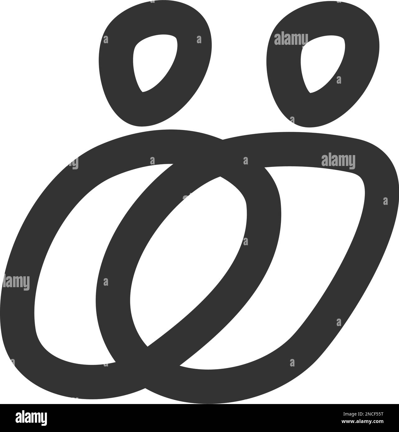 unity people logo template Icon Illustration Brand Identity.Isolated ...