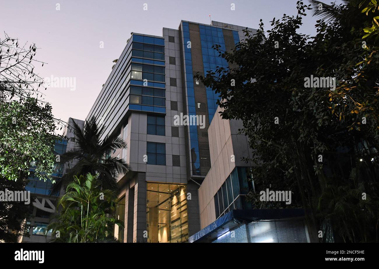 Mumbai, India. 14th Feb, 2023. General view of BBC office located on ...