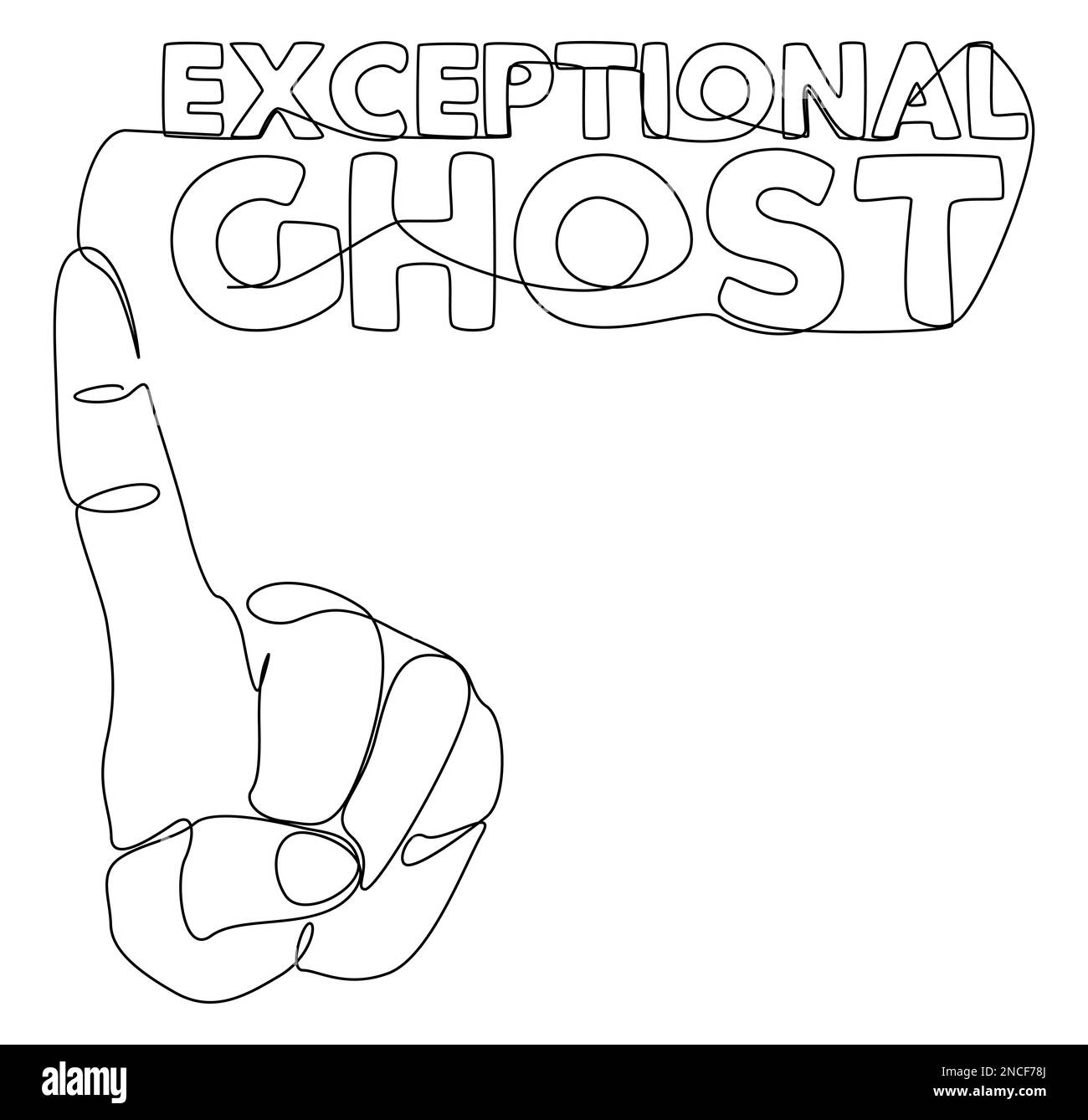 Ghost drawing Stock Vector Images - Alamy