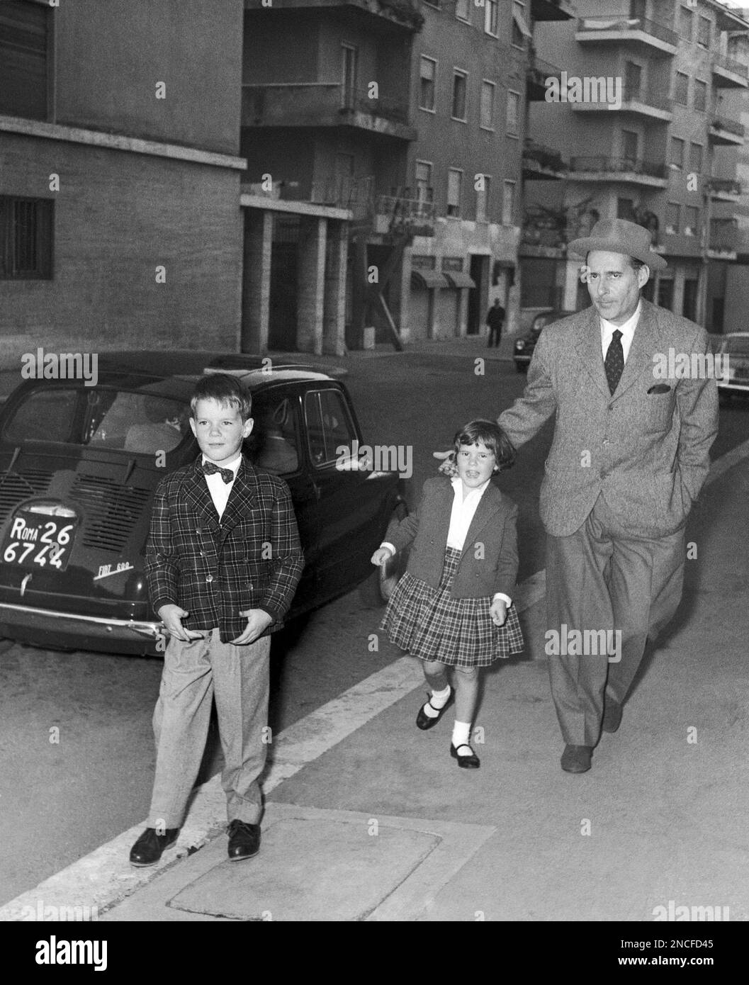 Italian film director, husband of Ingrid Bergman, Roberto Rossellini ...