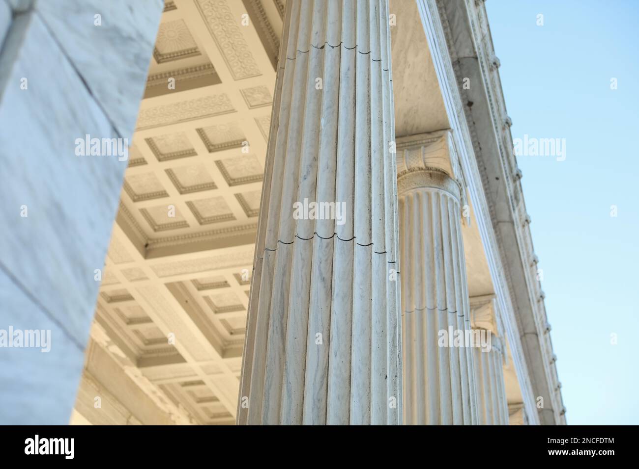 Greek columns and pillers that shows classical architectures and ...