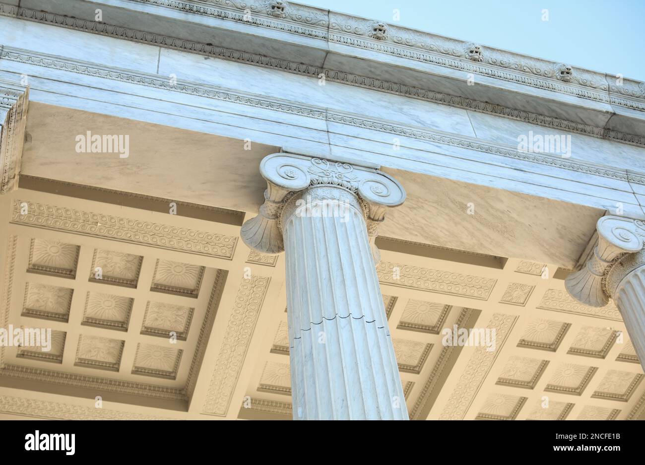 Greek columns and pillers that shows classical architectures and ...
