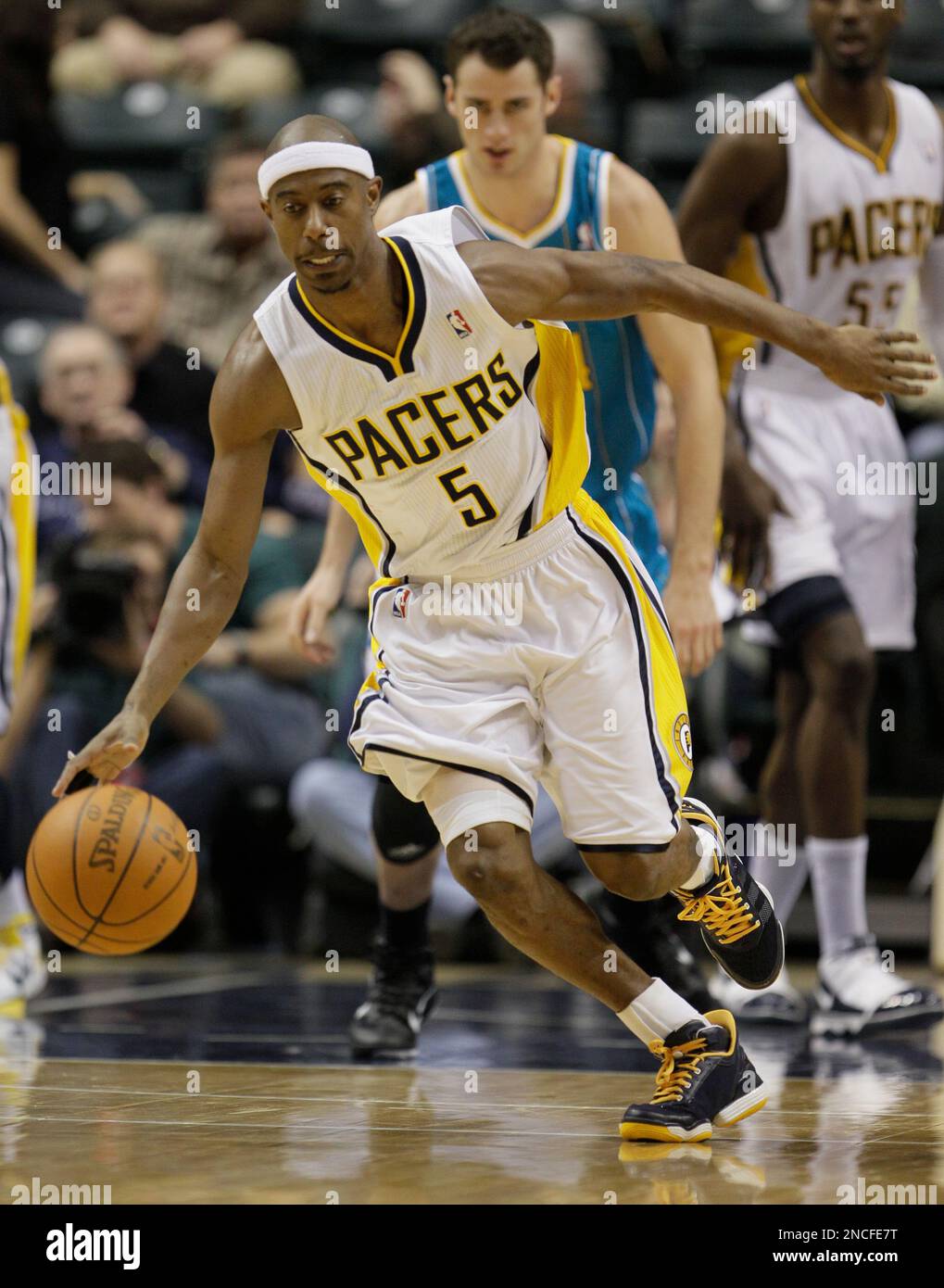 Indiana Pacers guard T.J. Ford (5) during an NBA basketball game ...