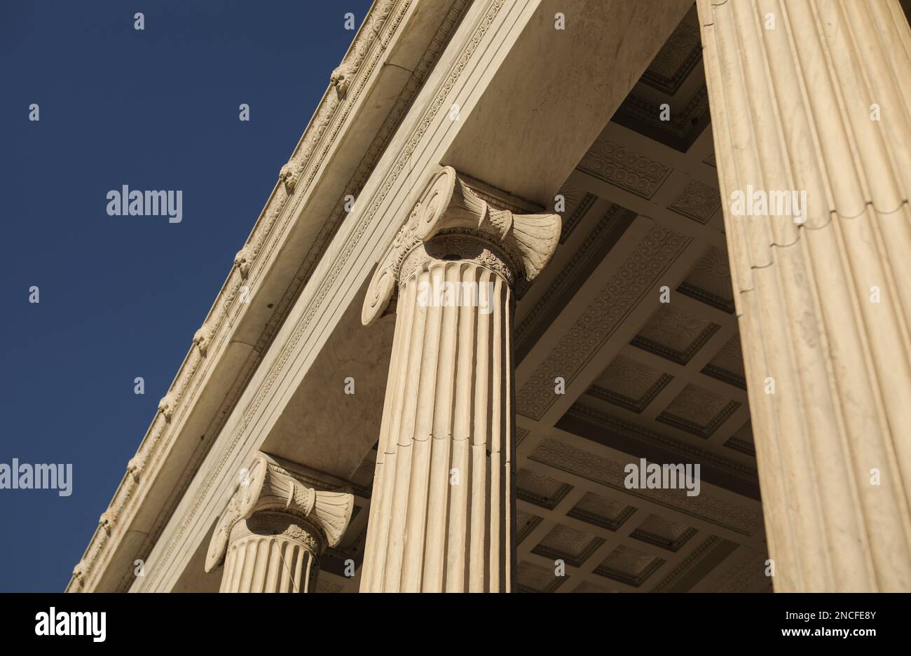 Greek columns and pillers that shows classical architectures and ...