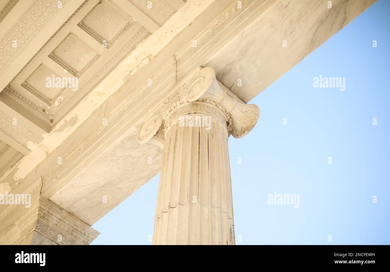 Greek columns and pillers that shows classical architectures and ...