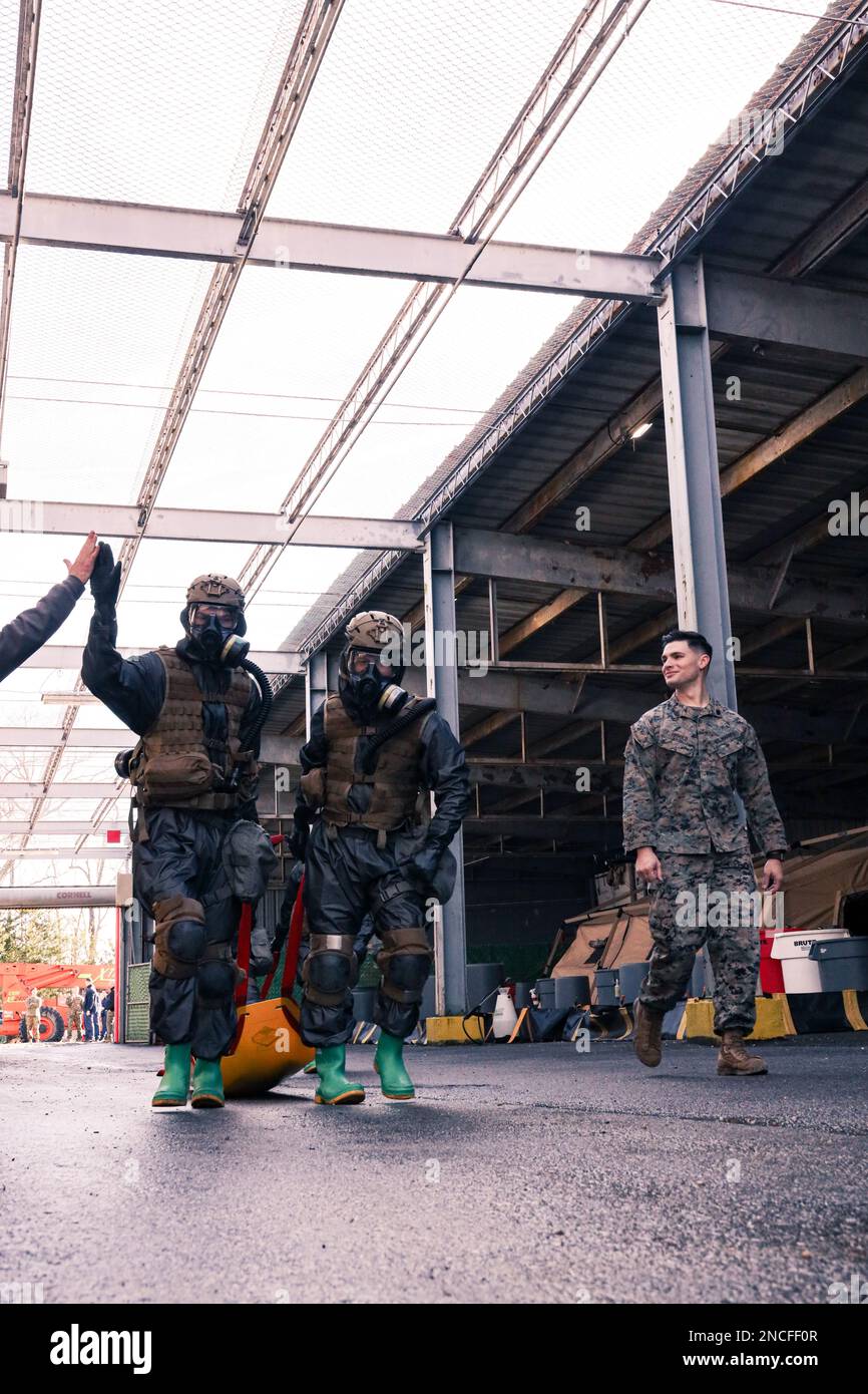 U.S. Marines with Chemical Biological Incident Response Force (CBIRF ...