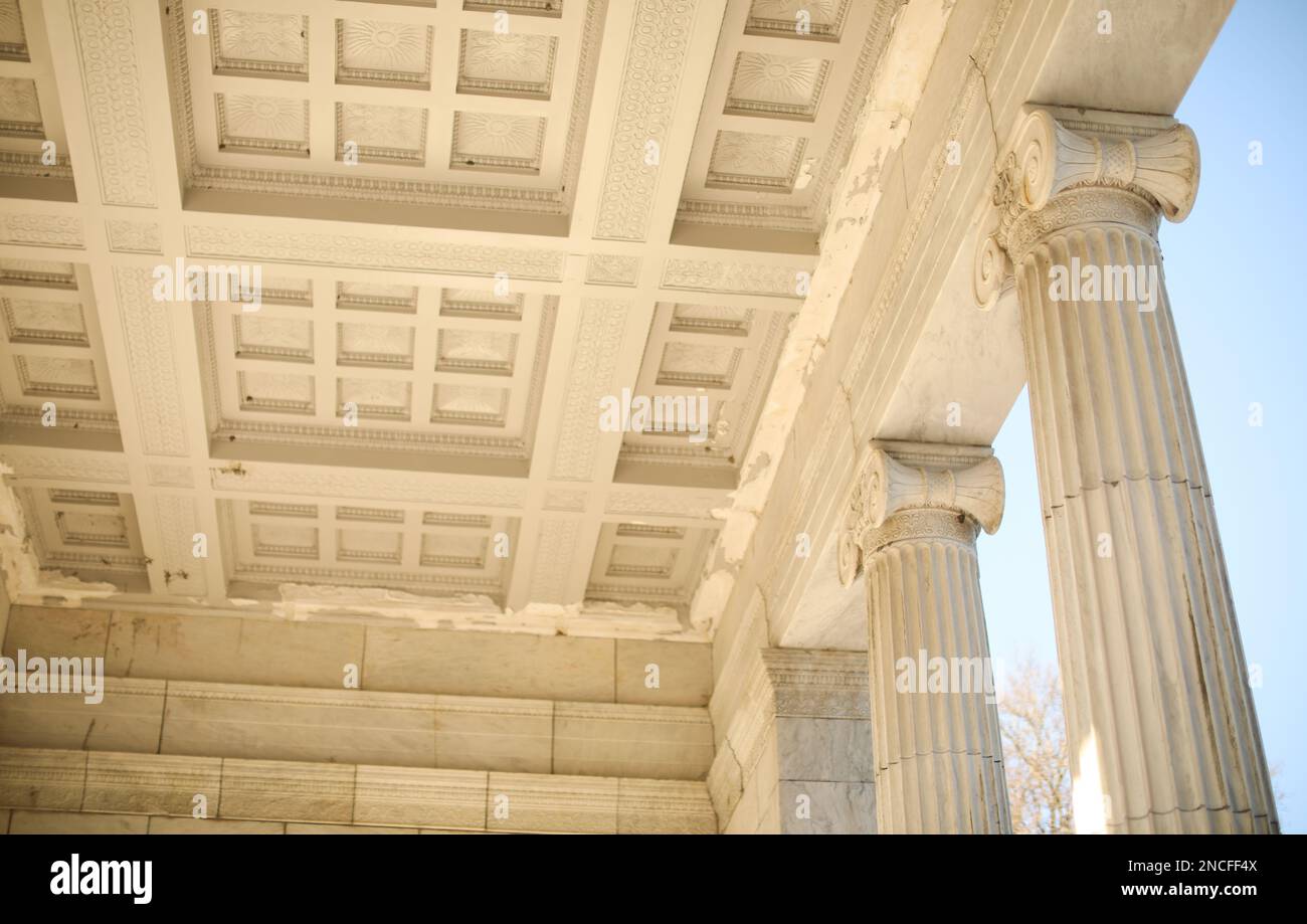 Greek columns and pillers that shows classical architectures and ...