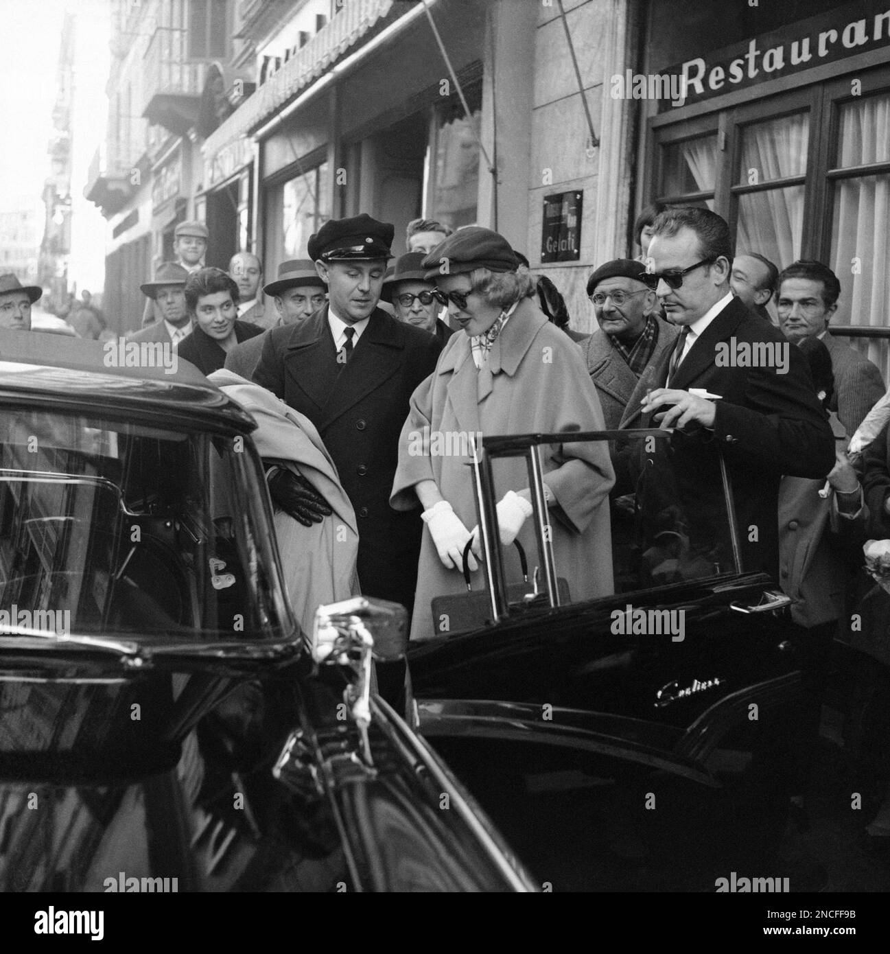 Prince Rainier and Princess Grace of Monaco during their one-day visit ...