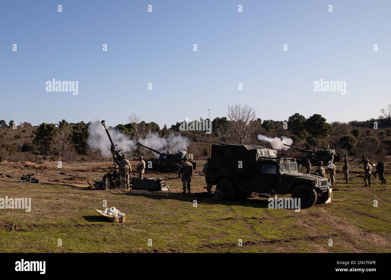 Soldiers assigned to Alpha Battery, 1st Battalion, 320th Field ...