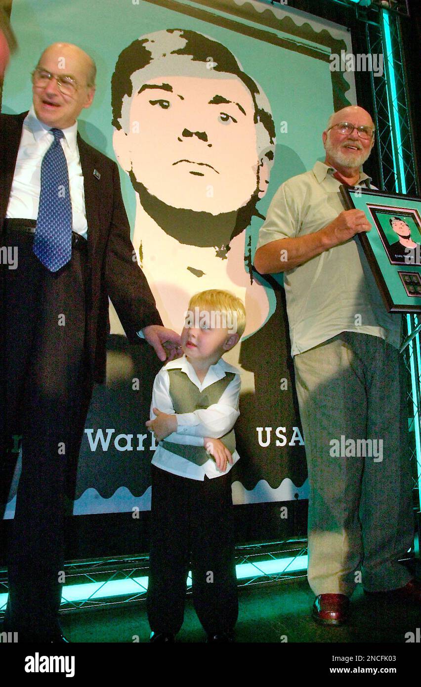 FILE - In this Aug. 9, 2002 file photo, the family of pop artist Andy ...