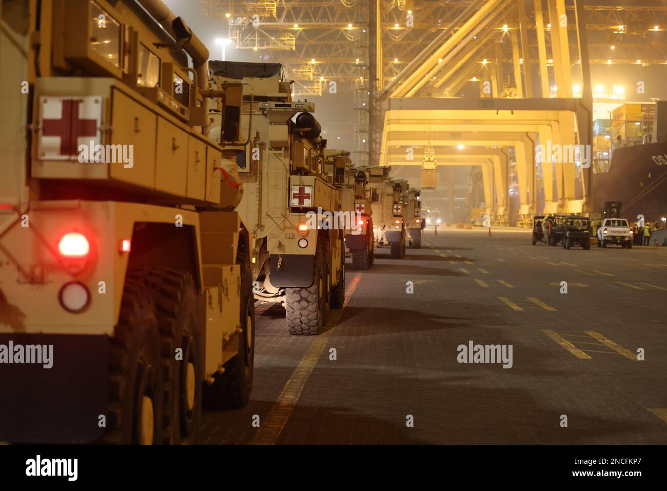 As part of regular operations in providing logistical support to ...