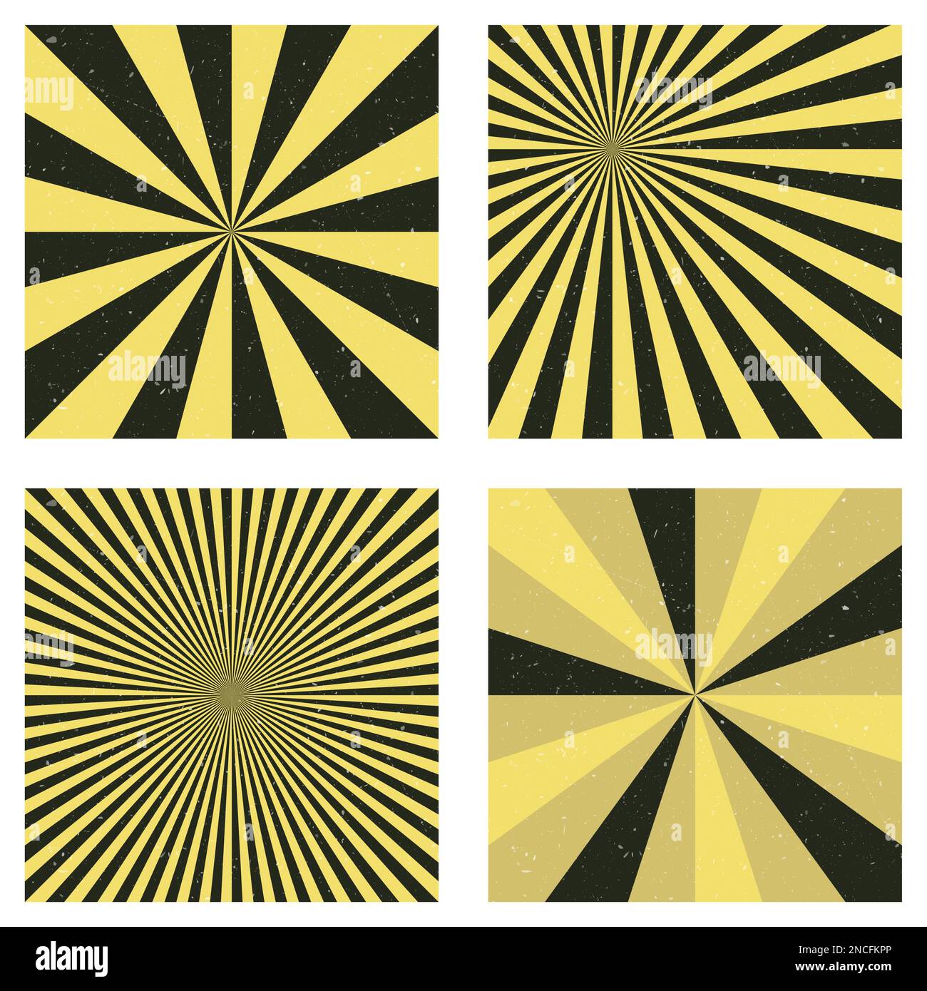 Astonishing vintage backgrounds. Abstract sunburst covers with radial ...