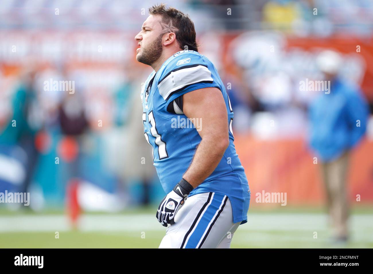 Detroit Lions' Dominic Raiola during a Sunday, Dec. 26, 2010 NFL ...
