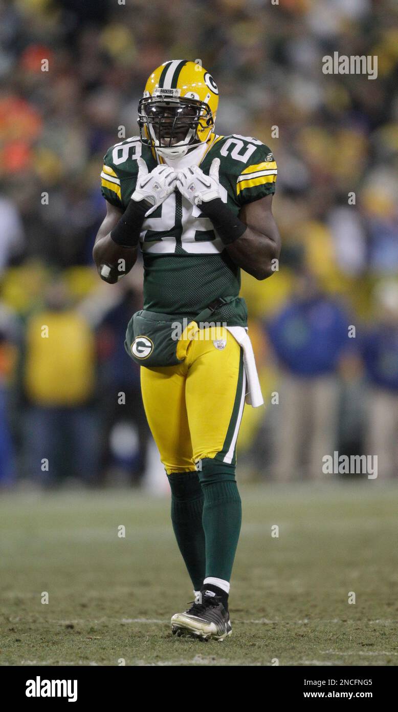 Green Bay Packers' Charlie Peprah is seen during the second half of an ...