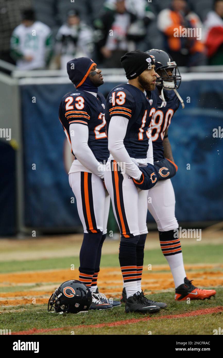Chicago Bears' Johnny Knox(13), Devin Hester(23) and Earl Bennett(80 ...