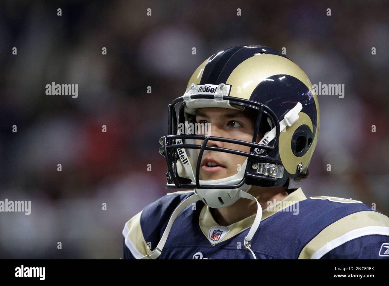 St. Louis Rams quarterback Sam Bradford (8) during the first quarter of ...
