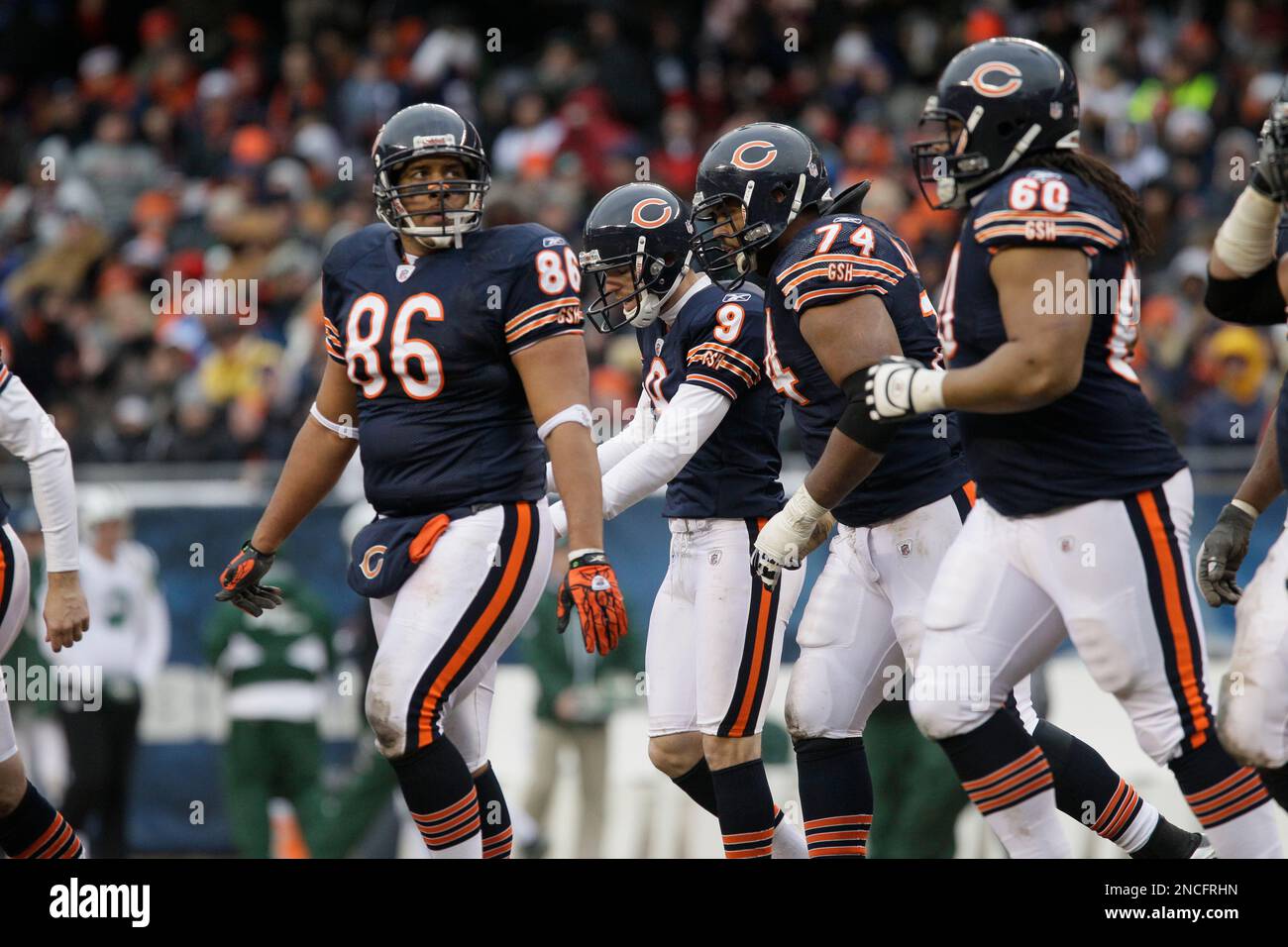 Chicago Bears tight end Brandon Manumaleuna (86) in the second half an ...