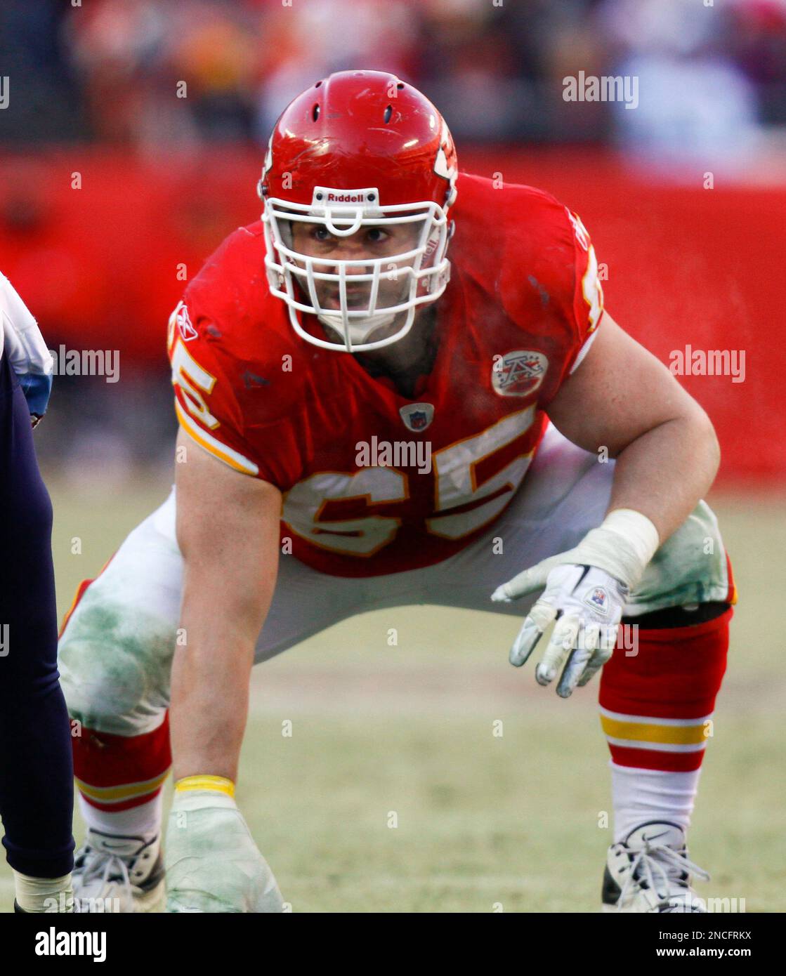 Kansas City Chiefs guard Ryan Lilja (65) during an NFL football game ...