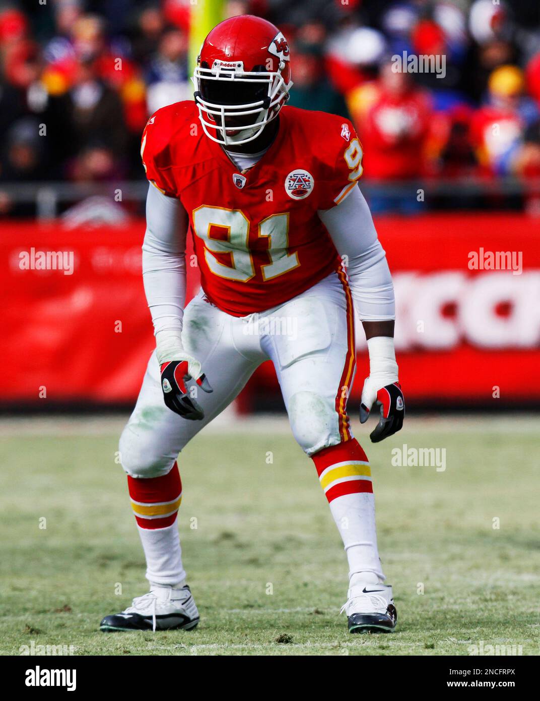Kansas City Chiefs linebacker Tamba Hali (91) during the first half of ...