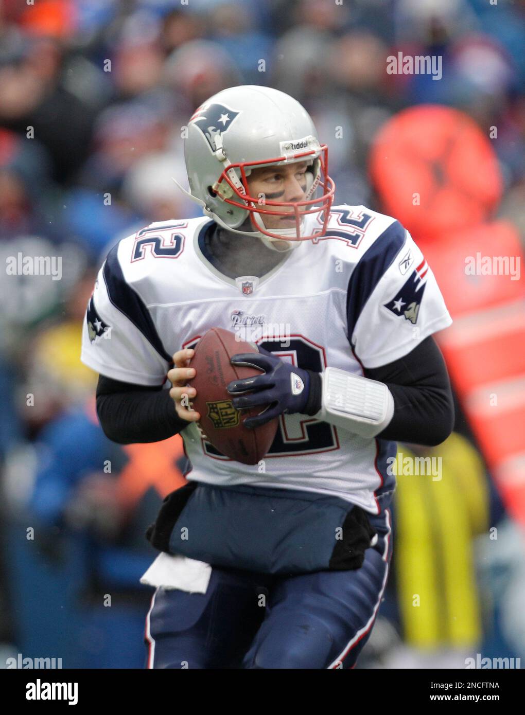 New England Patriots' Tom Brady against the Buffalo Bills during the ...