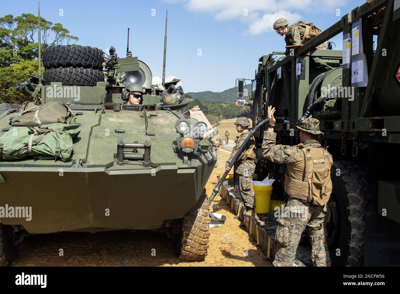 U.S. Marines with Combat Logistics Battalion 31, 31st Marine ...