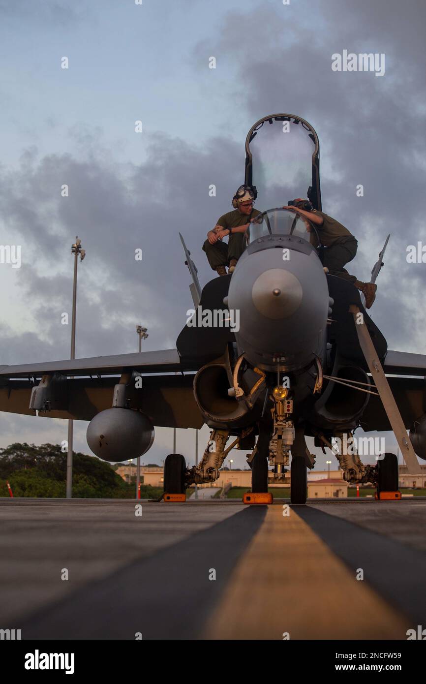 U.S. Marine Corps Sgt. Josh Koeler, left, and Lance Cpl. Caleb Hartman ...