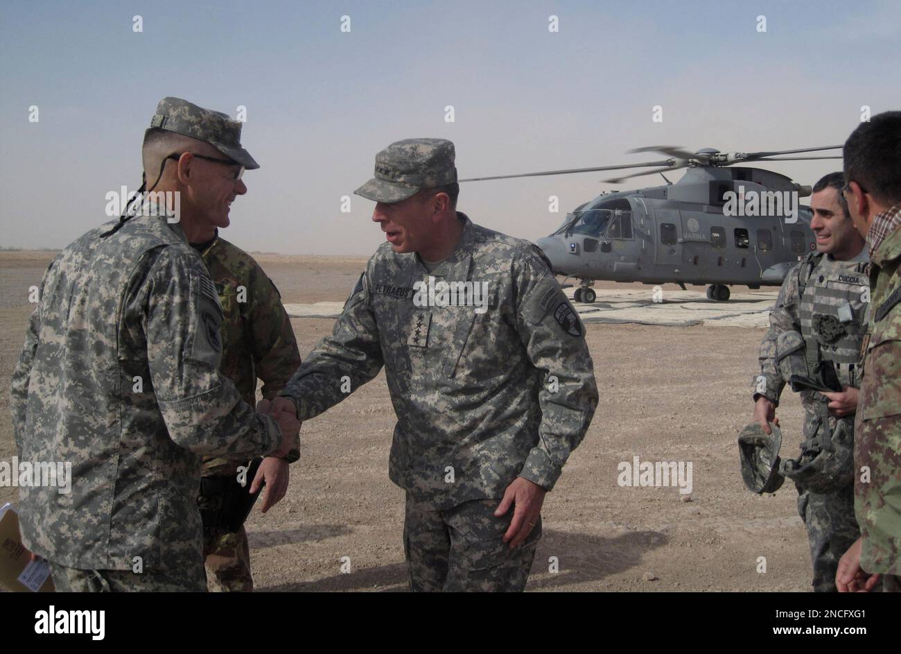 Gen. David Petraeus, 2nd left, top U.S. and NATO commander in ...