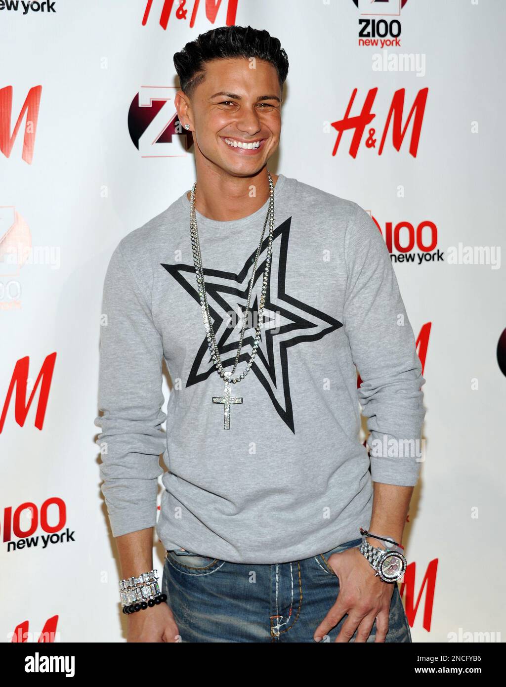 Paul "DJ Pauly D" DelVecchio attends the Z100 Jingle Ball concert at ...