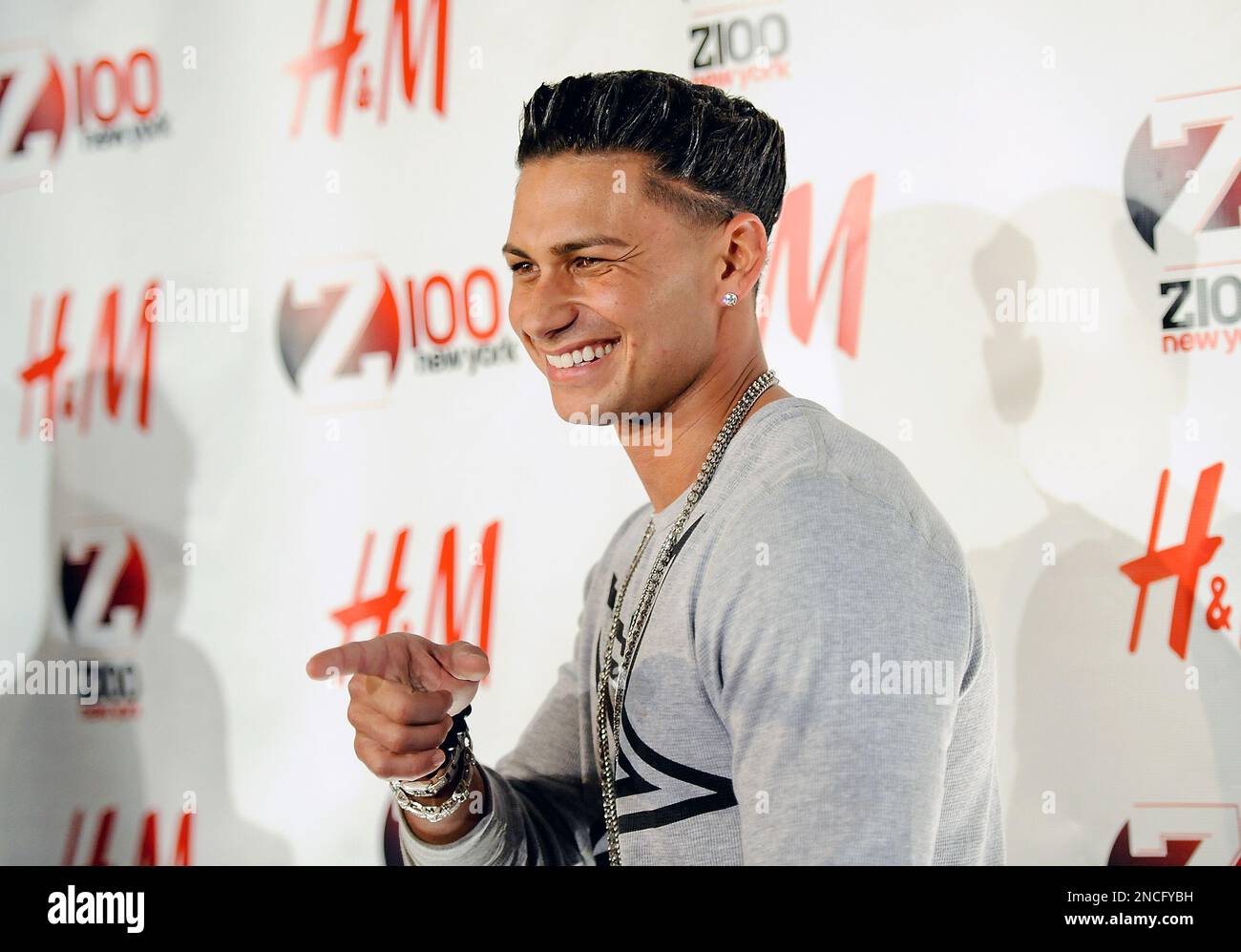 Paul "DJ Pauly D" DelVecchio attends the Z100 Jingle Ball concert at ...
