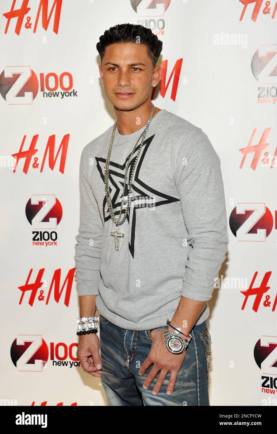 Paul "DJ Pauly D" DelVecchio attends the Z100 Jingle Ball concert at ...