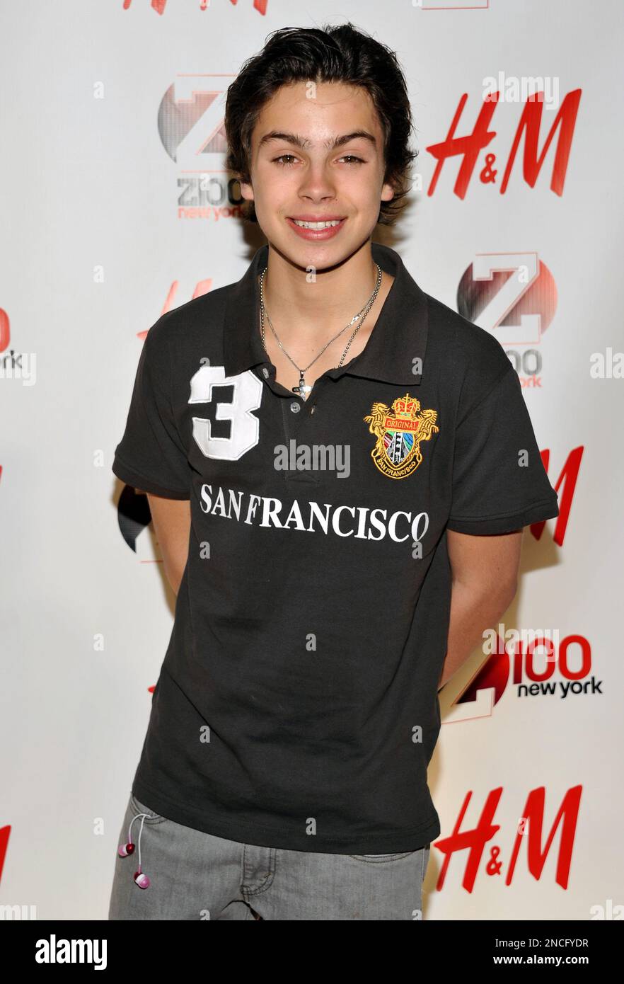 Jake T Austin attends the Z100 Jingle Ball concert at Madison Square ...