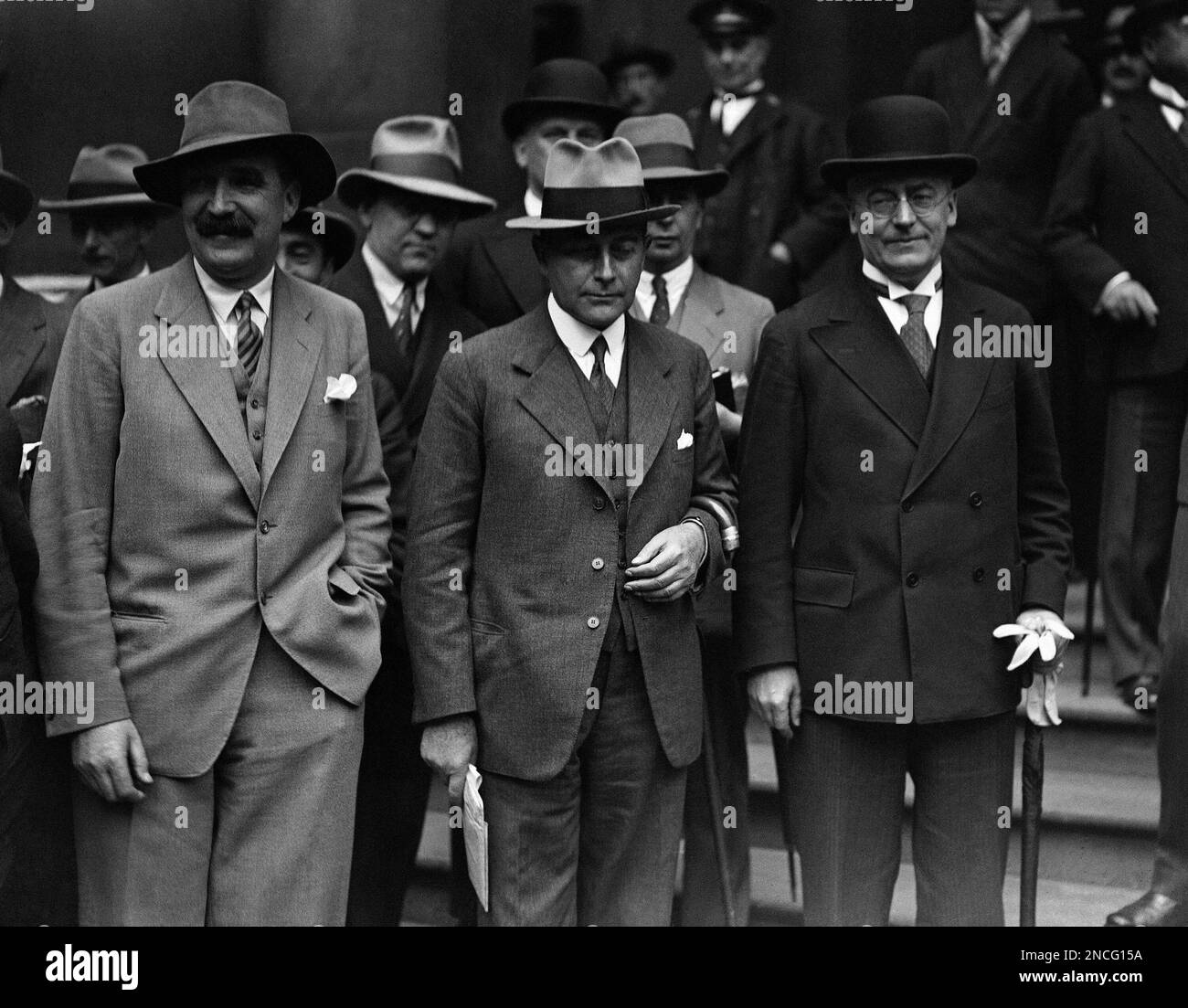The delegates to the powers conference assembled at the Foreign office ...