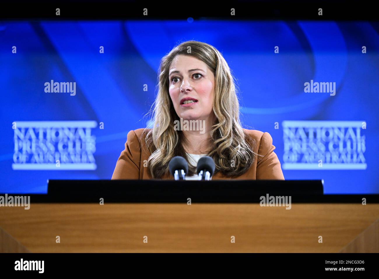 Tech Council of Australia chief executive Kate Pounder addresses the ...