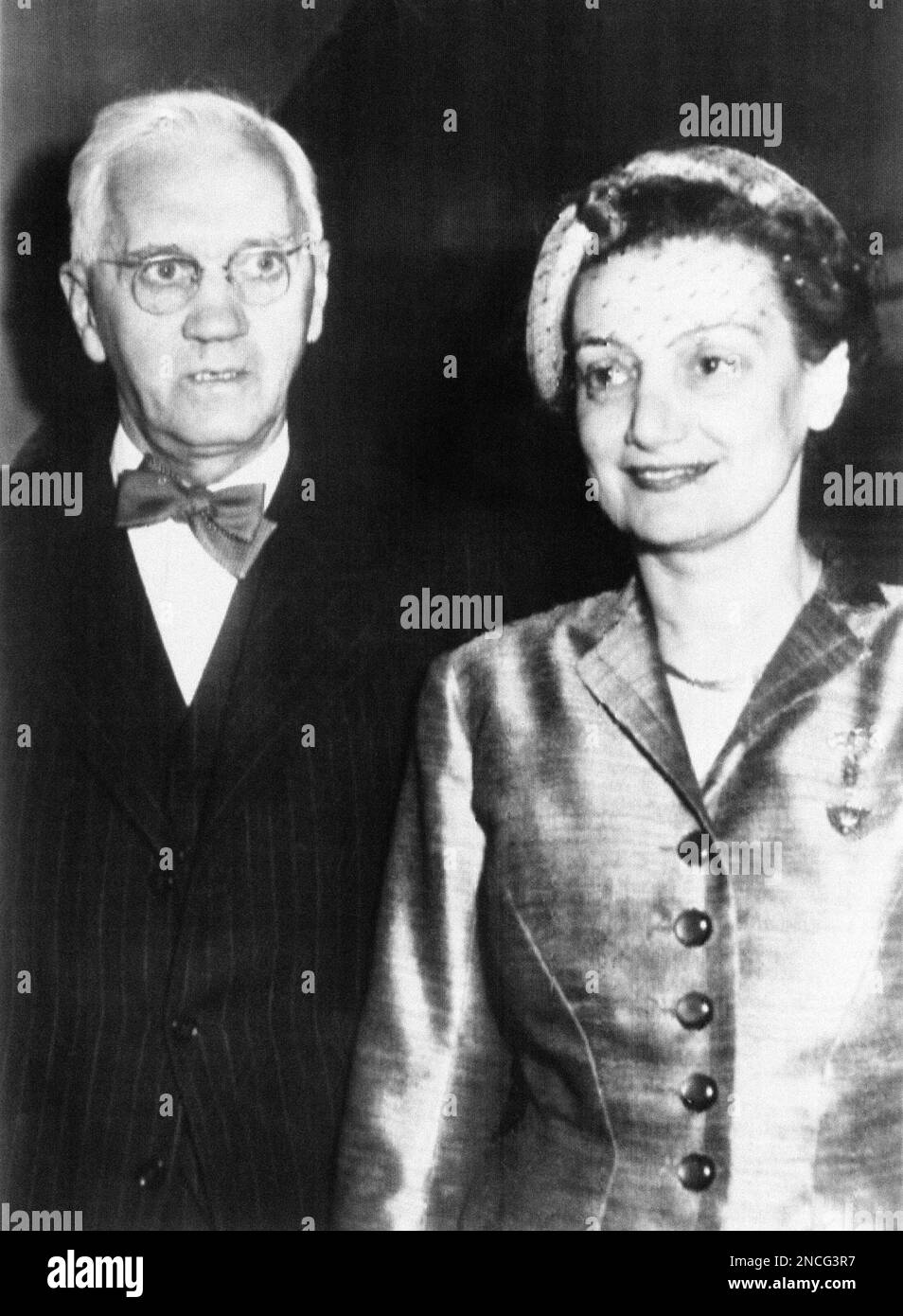 Sir Alexander Fleming, 71-year-old discoverer of penicillin, and his 40 ...